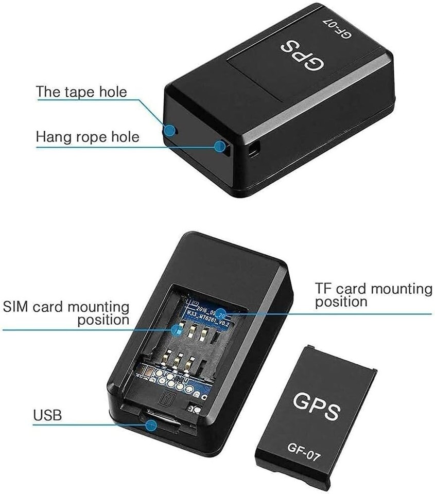Wireless GPS Car Tracker Universal Magnetic Vehicle Bike Mini Tracking ...