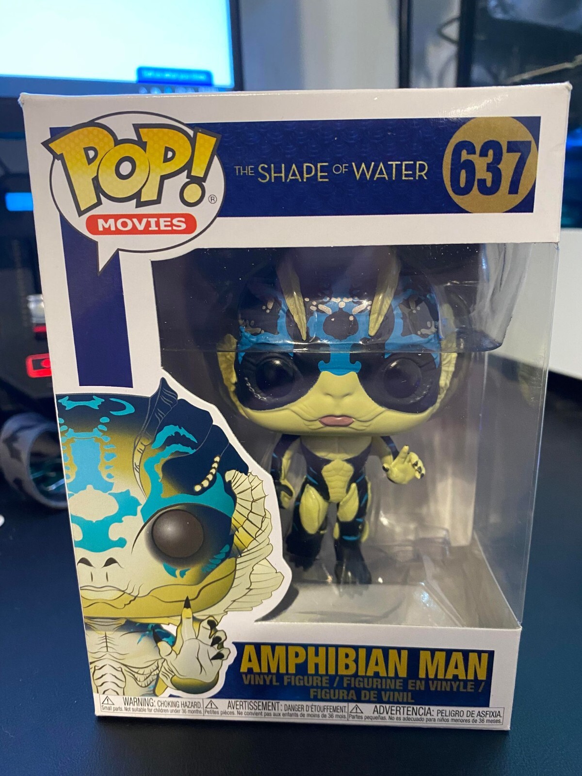 Funko Amphibian Man (Chase Edition): Shape of Water x POP! Movies Vinyl ...