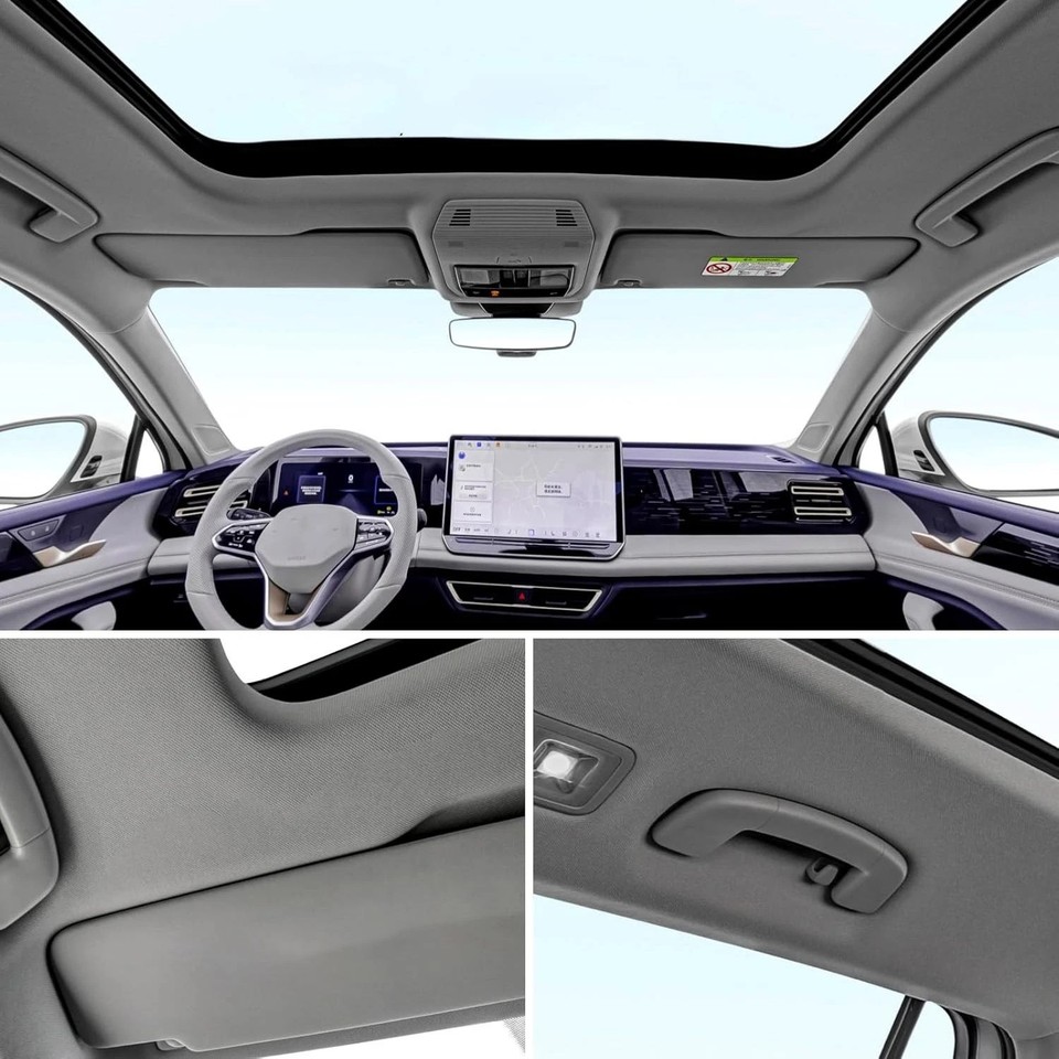 Medium Gray Car Roof Knit Headliner Fabric Repalce size 98"x60" Safe ...