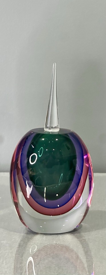 Vetreria Artistica Oball, VTG Murano Sommerso Signed Oball 11"HT Glass ...