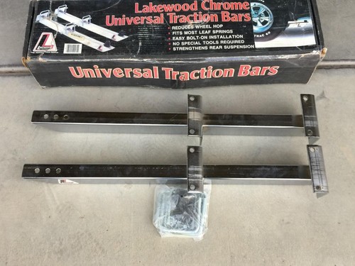LAKEWOOD TRACTION BARS UNIVERSAL CHROME 28" COMPATIBLE WITH LEAF ...