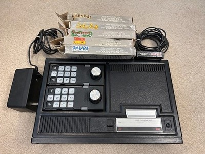 Vintage Coleco Vision Console System Model 2400 w/2 OEM Controllers ...