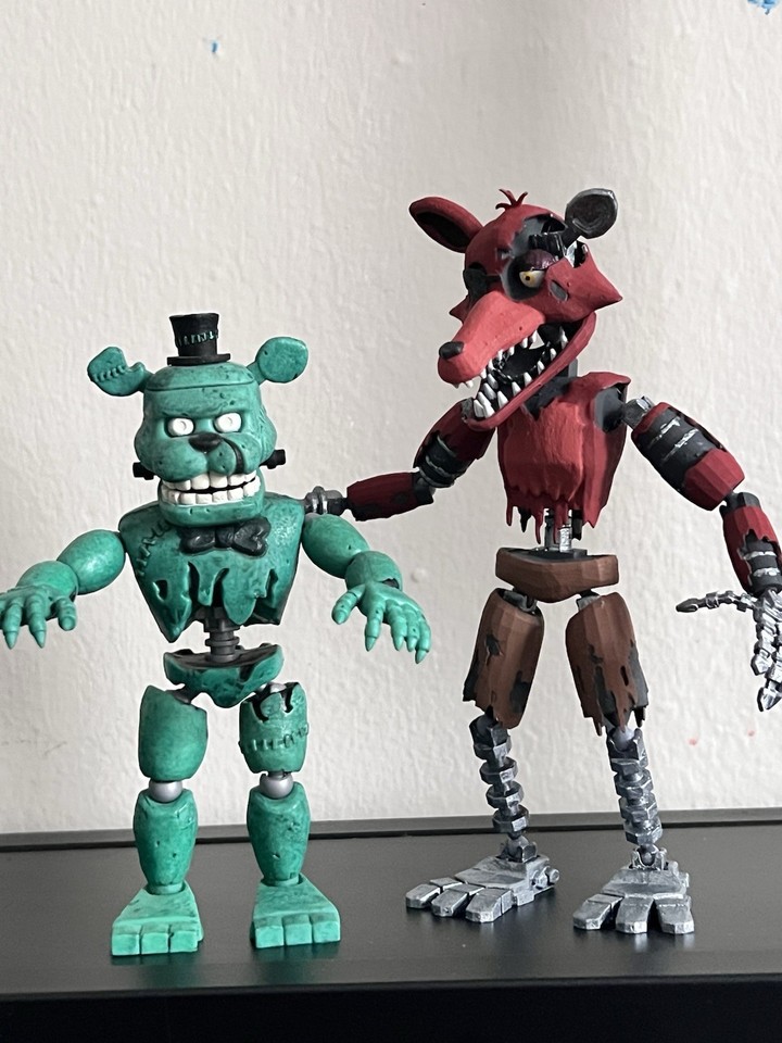 Withered Foxy FNAF Five Nights At Freddy’s articulated figure. | eBay