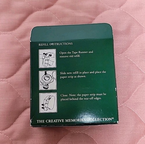 New Creative Memories Tape Runner Refill 33 ft double sided self ...