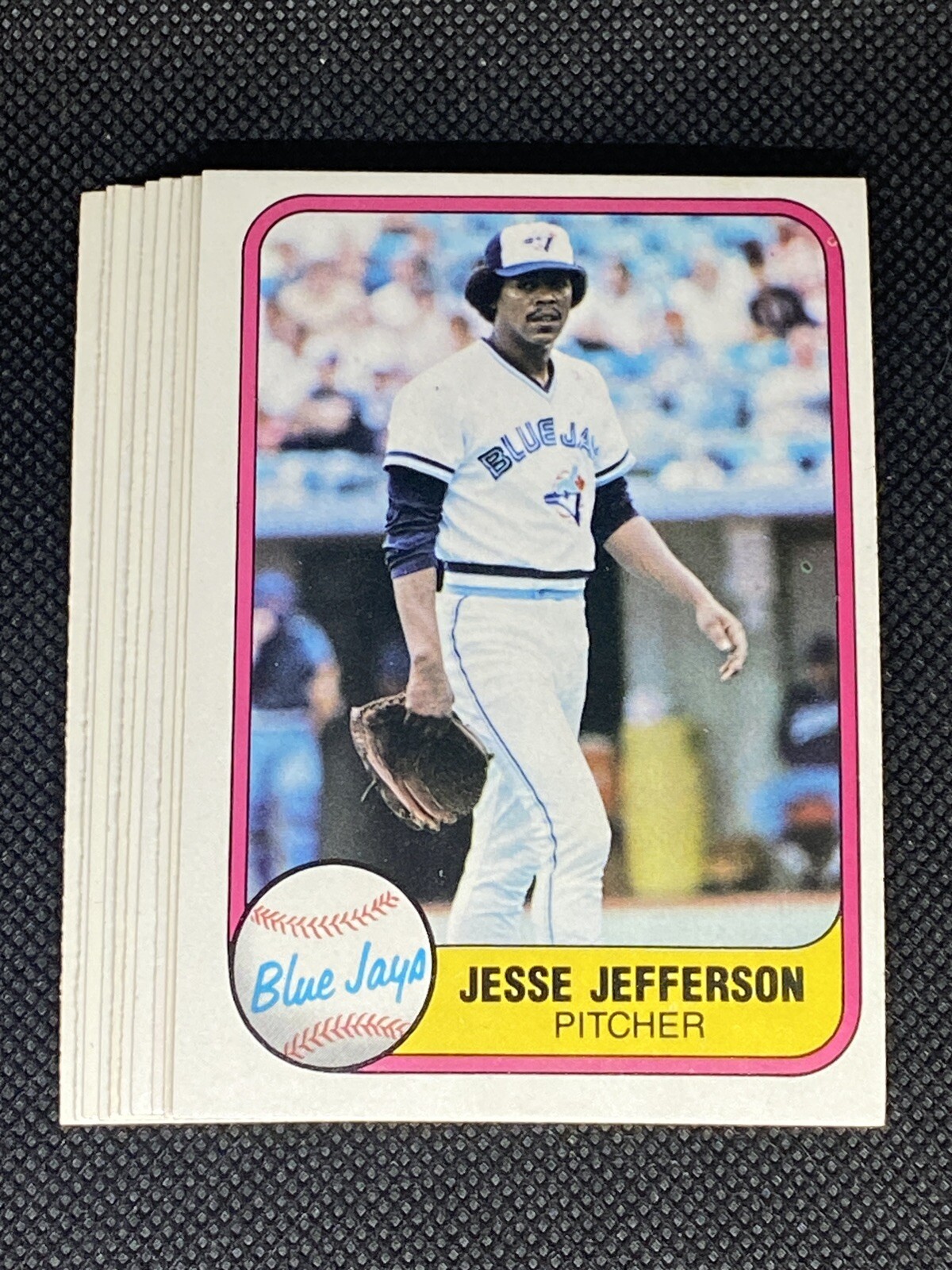 Jesse Jefferson Toronto Blue Jays Error Pirates 1981 Fleer #419 10 Card ...