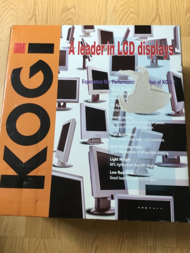 Kogi 14 inch VGA Server PC or Multi Monitor NOS Vintage 2001 New ...