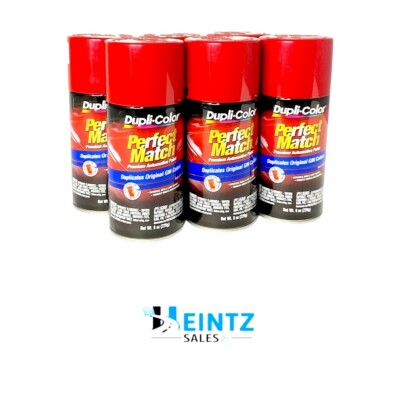 Dupli-Color BGM0519 Perfect Match GM Victory Red 8 oz Aerosol | 6 PACK ...