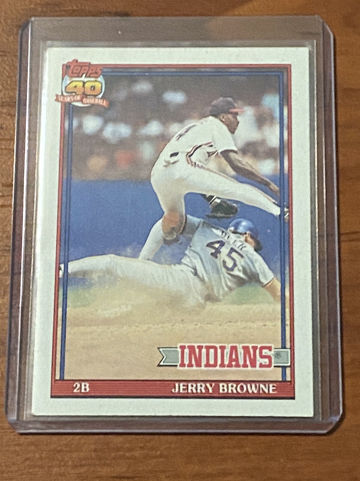 1991 Topps - A* Before Copyright; Bold 40th Anniversary Logo on Back ...