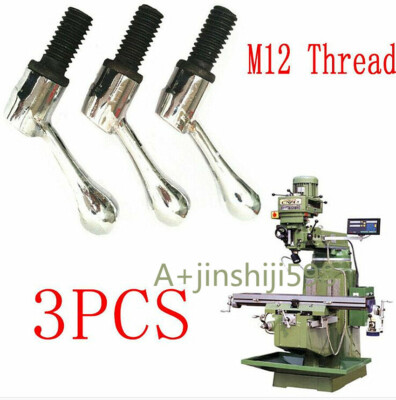 3pcs Bridgeport Parts Head Milling Machine Table Lock Bolt Handle M12 ...