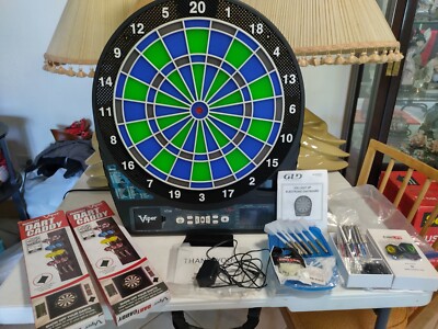 Viper Ion Illuminated Electronic Dartboard 15.5 Regulation/ Dart Caddy ...