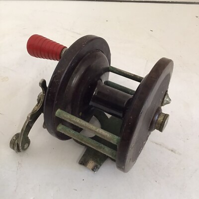 VINTAGE PENN 85 SEABOY FISHING REEL - WITH RED HANDLE | eBay