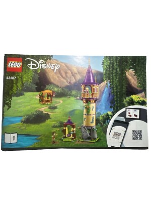 LEGO Disney Princesses Tangled Rapunzel’s Tower 43187 Manual 1 Only | eBay