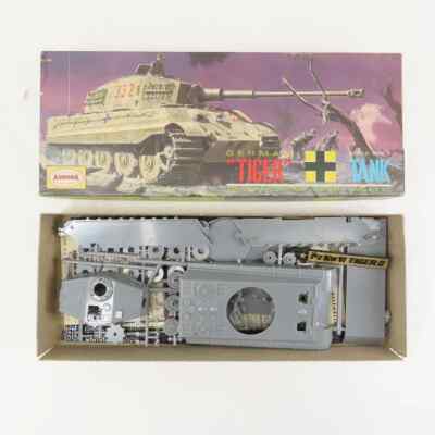 VINTAGE 1964 Aurora German Tiger Tank Kit 1/4 SCALE #312-98~COMPLETE in ...