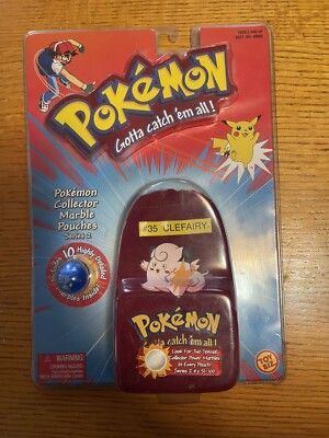RARE Pokemon Collector Marble Pouch #35 CLEFAIRY Series 2 VINTAGE | eBay