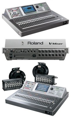Roland M-400 Digital Mixing Desk. Plus 2x Stage Boxes And Case. | eBay UK