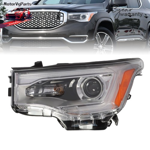 Driver Left Side Headlights Assembly For 2019-2017 GMC Acadia W/LED DRL ...
