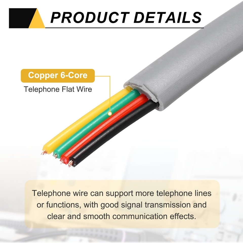 2 Pack RJ45 8P4C to RJ11 6P4C Adapter Converter Cable, RJ45 to RJ11 ...