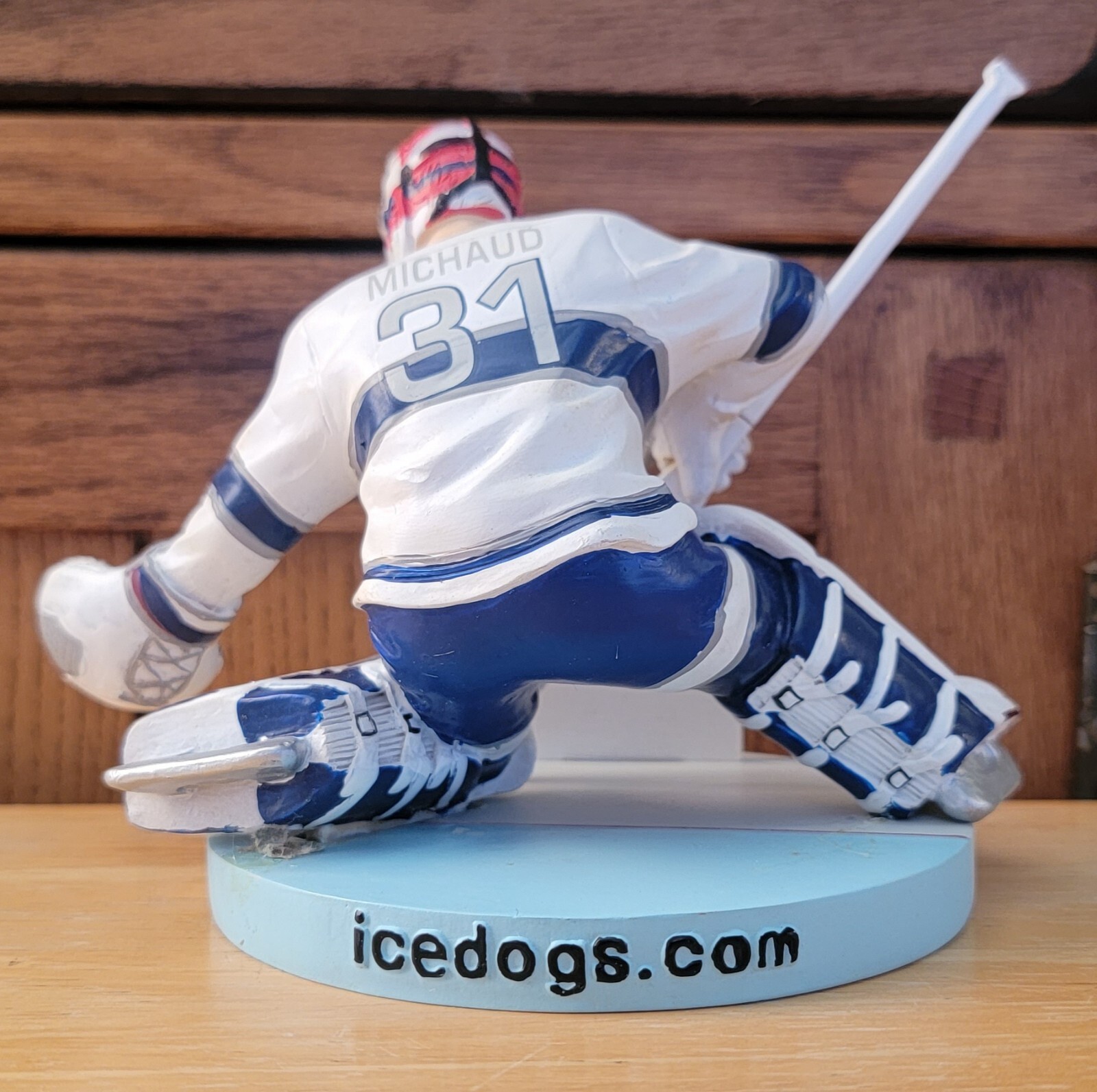 Olivier Michaud Long Beach Ice Dogs ECHL IHL WCHL SGA Figurine NIB | eBay