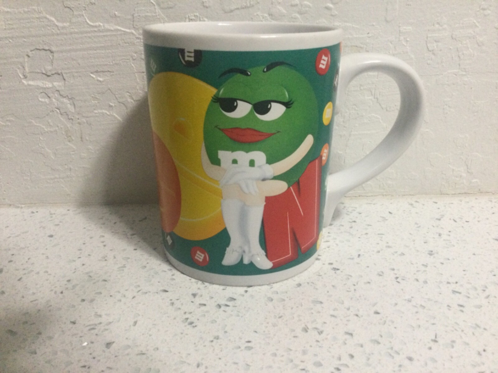 Mars 1999 M&M MS. Green 16 oz Ceramic Mug Cup Vintage | eBay