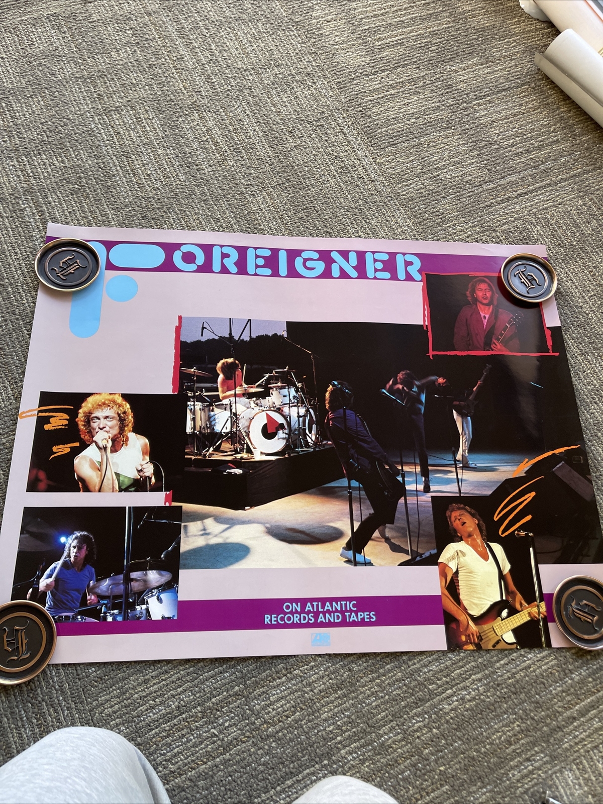 #188 1980s Foreigner Record Store Promo Poster 21” X 27” | eBay