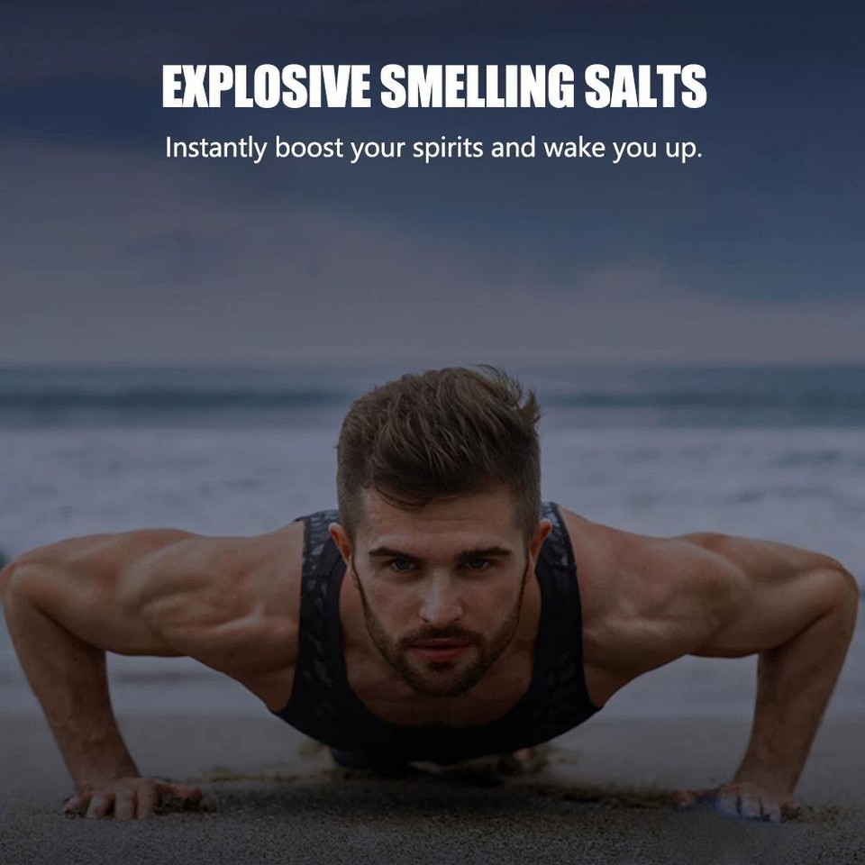 Nose Slap Smelling Salts Ammonia Inhalant Alert Workout Gym ...
