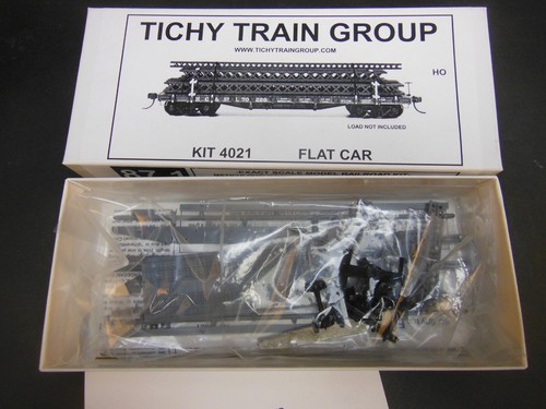 HO SCALE TICHY TRAIN GROUP #4021 40' 50 TON FLAT CAR KIT | eBay
