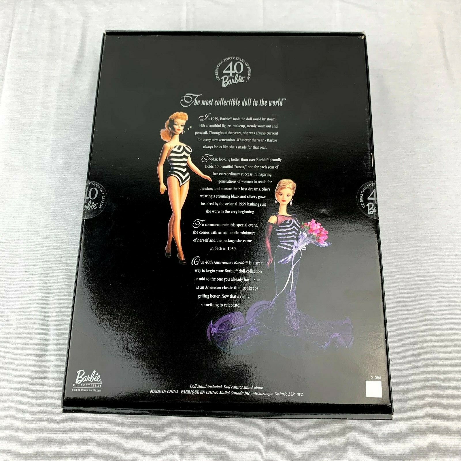 40th Anniversary Barbie Collector Edition Anniversary Dolls Mattel ...