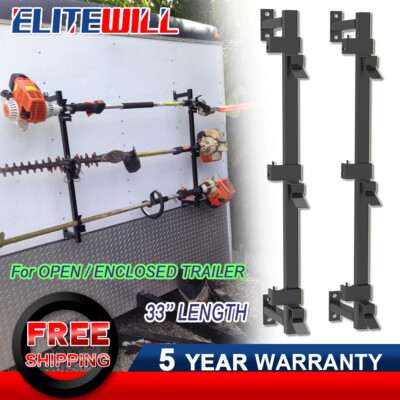 3 Place Lockable Trimmer Rack Trim line Holder for OPEN & Enclosed ...