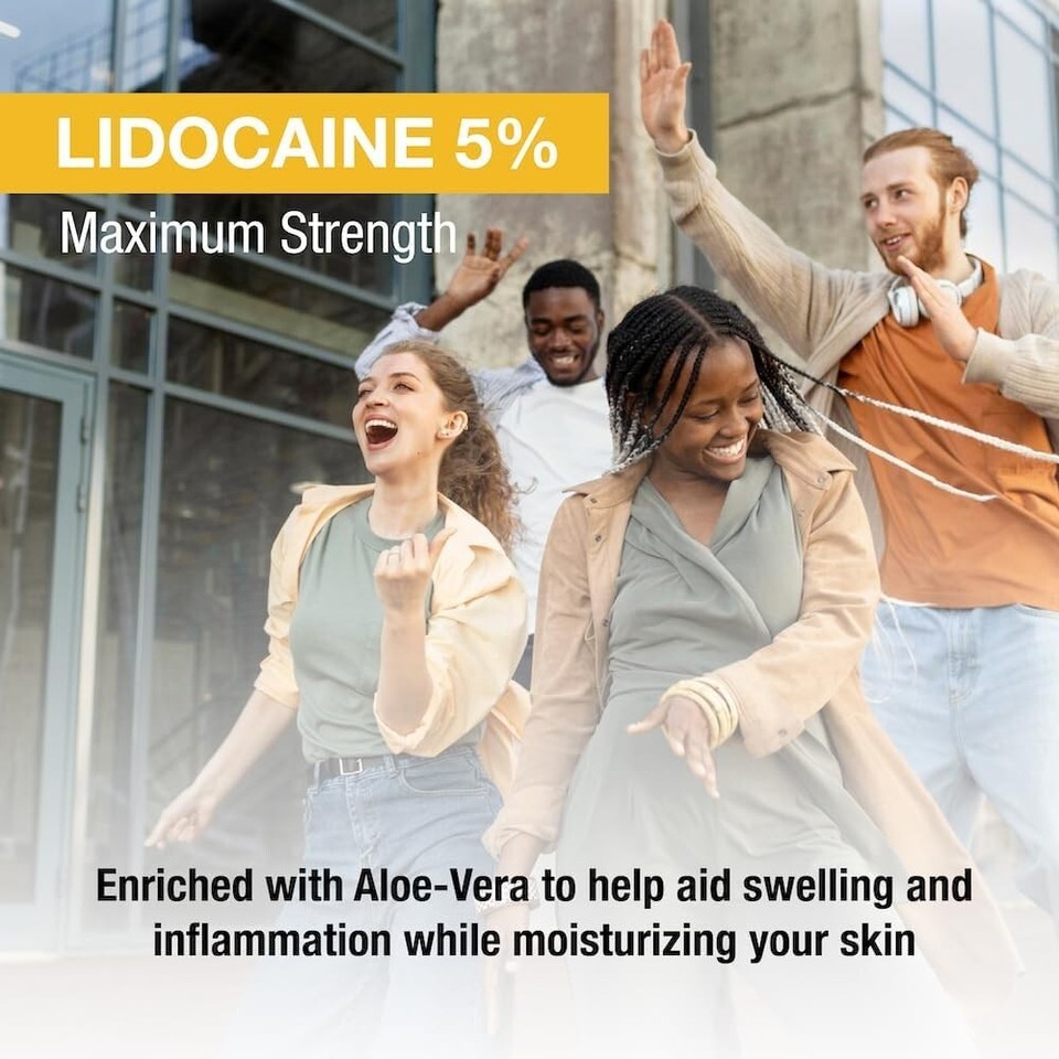 Puregen Pain Relief 5% Hemorrhoidal Cream W/Aloe Vera 6oz/170g. Exp 12/ ...