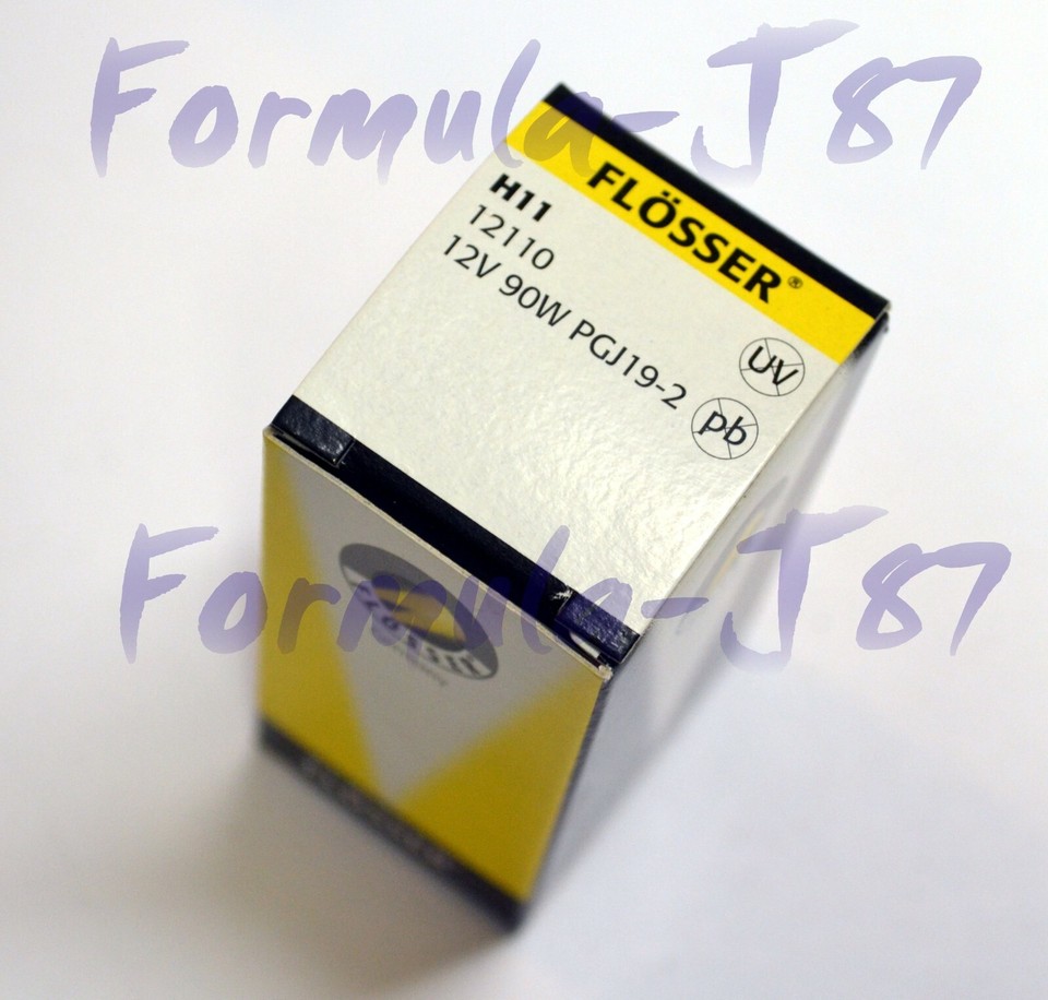 Flosser Rally H11 90W 12110 Two Bulbs Head Light Low Beam Replace High ...