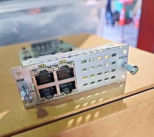 Cisco NIM-ES2-4 ISR 4000 Series 4x Gigabit Ethernet RJ-45 Router Module ...