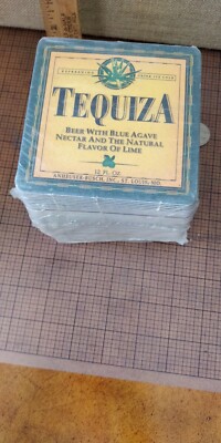 Tequiza Beer Bar Coasters - SEALED PACK - SQUARE | eBay