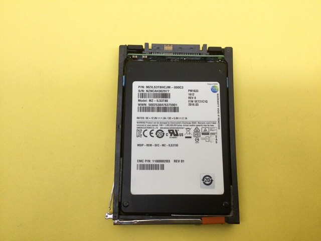 MZ-ILS3T80 SAMSUNG PM1633 EMC 3.84TB SAS 2.5'' 12Gb/s SAS SSD ...