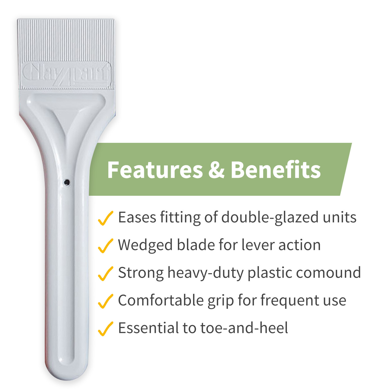 uPVC Glazing Tools Chisel Paddle Window Frame Bead Deglazing Plastic ...