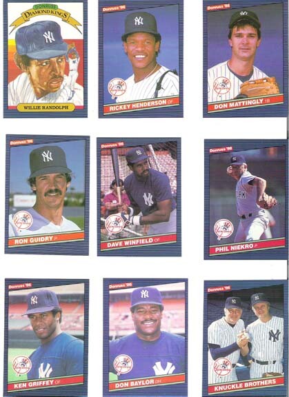 1986 Donruss Baseball MLB cards - Pick your Team Set w/ Donruss ...