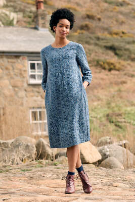 Seasalt Women's Dress - teal Sea Call A-line Dress - Regular - Pressed ...