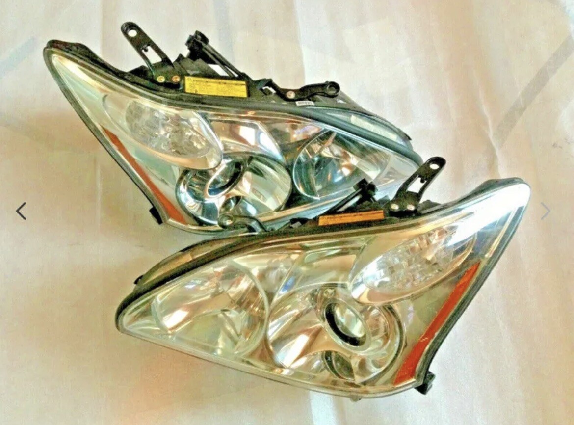 2 LEXUS RX330 RX350 RX400H OEM XENON HID HEADLIGHTS 2004 2005 2006 2007 ...