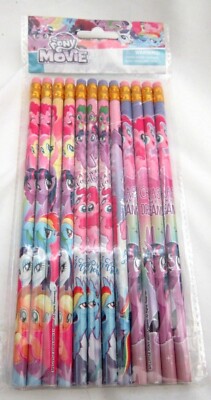 My Little Pony Characters Assortment of Set of 12 Wooden Pencils-Brand ...
