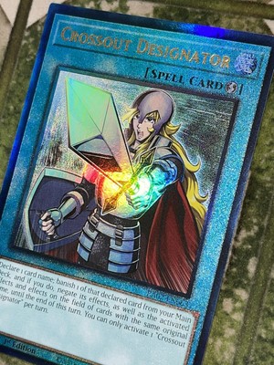 Yugioh CROSSOUT DESIGNATOR Prismatic Ultimate Rare RA02-EN063 | eBay
