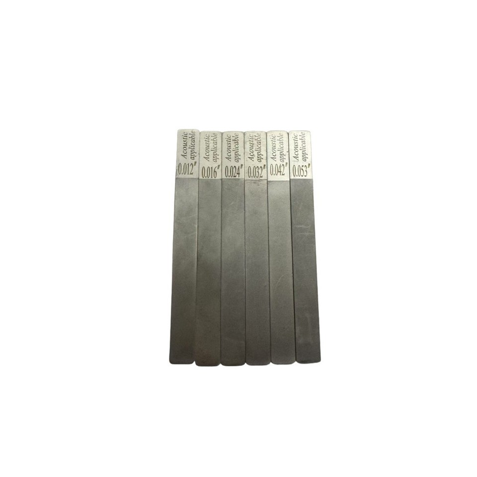 Luthier Guitar Nut File Kit 6 Pieces Stainless Steel Fret Crowning Slot ...