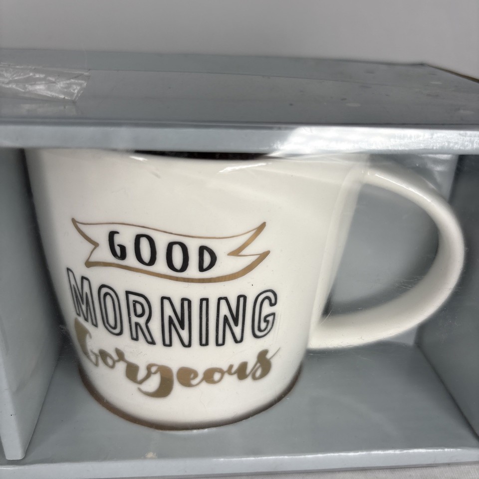 Slant Collection "Good Morning Handsome/Gorgeous Ceramic Coffee Mugs ...