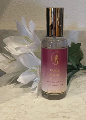 BATH & BODY WORKS VANILLA NUTMEG ESSENTIAL OIL PERFUME MIST 5.85 FL. OZ ...