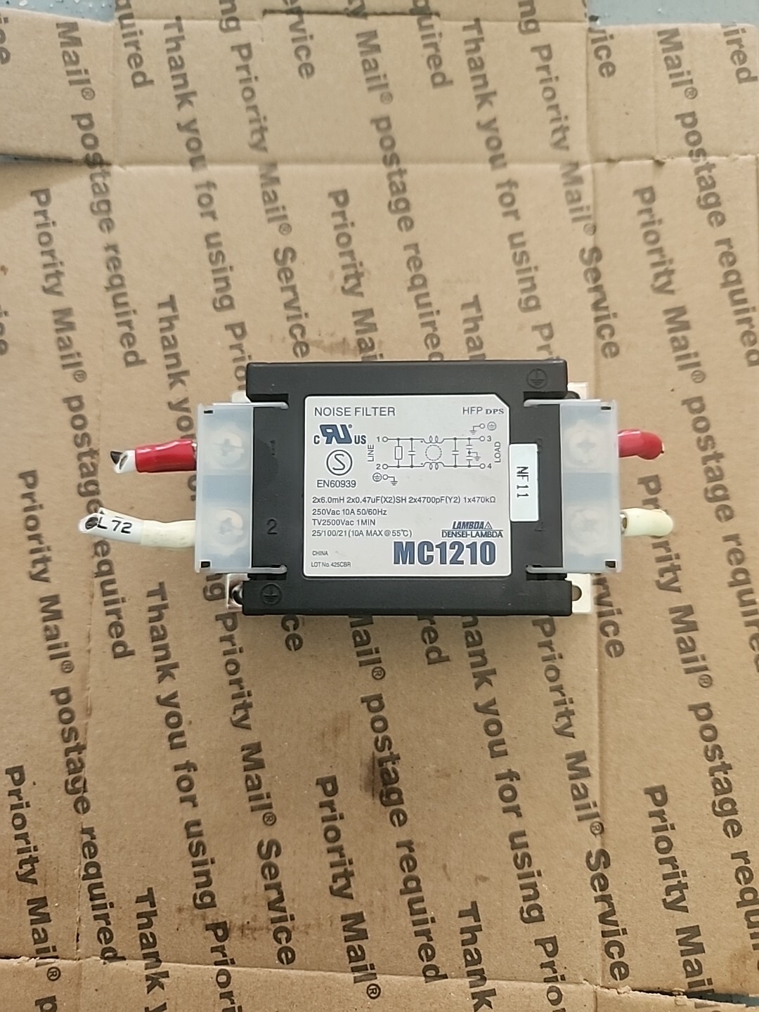 1 Lambda Noise Filter DENSEI MC1210 | eBay