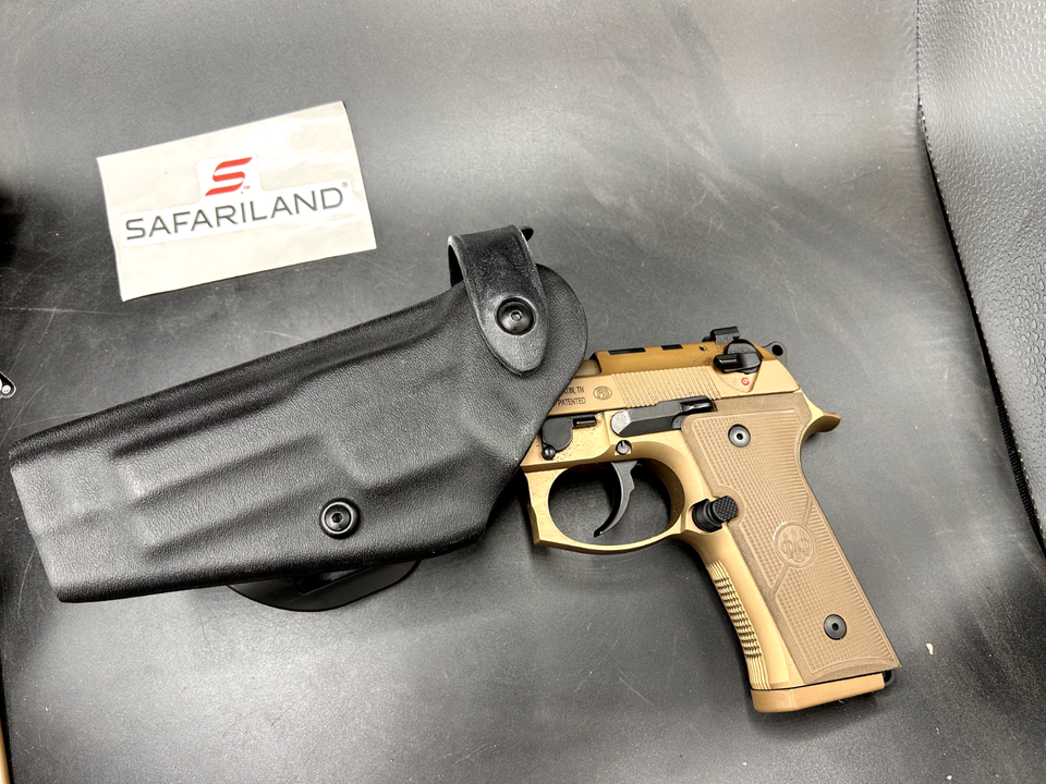 New SAFARILAND Beretta 92 M9, M9A1 M9A3 Belt Holster Black 6005-73 LEFT ...