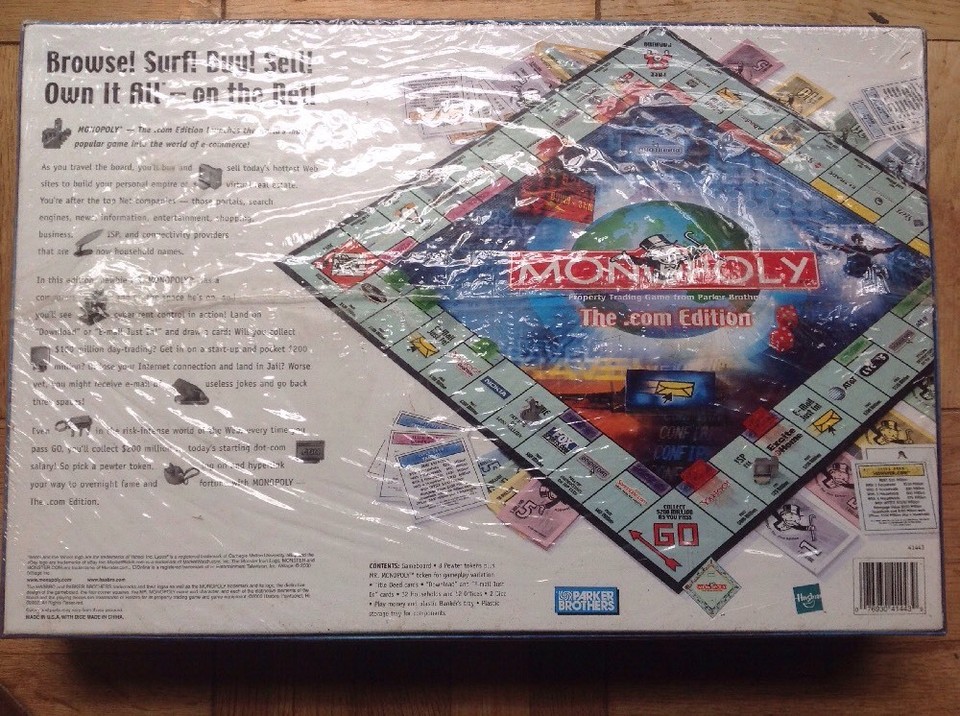 Monopoly Game The Dot Com .com Edition 2000 | eBay