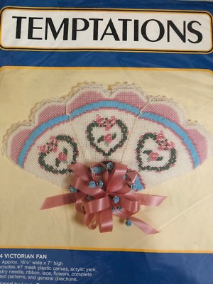 J & L Craft Designs 9124 Victorian Fan @1998 USA New Sealed Vintage | eBay