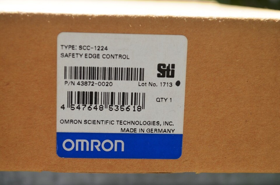 NEW OMRON SCC-1224 SAFETY EDGE CONTROL | eBay