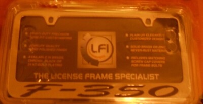 New Polished Ford F350 License Plate Frame | eBay