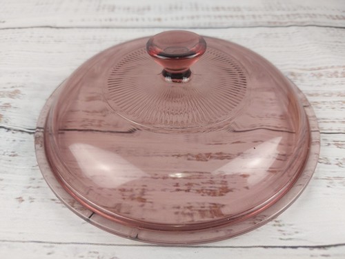 Corning Visions V1.5C Lid Cranberry Purple Glass Pyrex Vision Ware | eBay