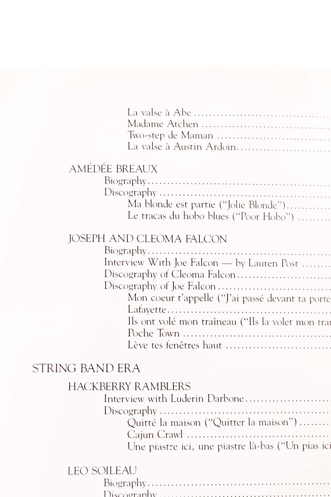 Cajun Music A Reflection Of A People 1984 Vol. 1 Louisiana Acadian ...